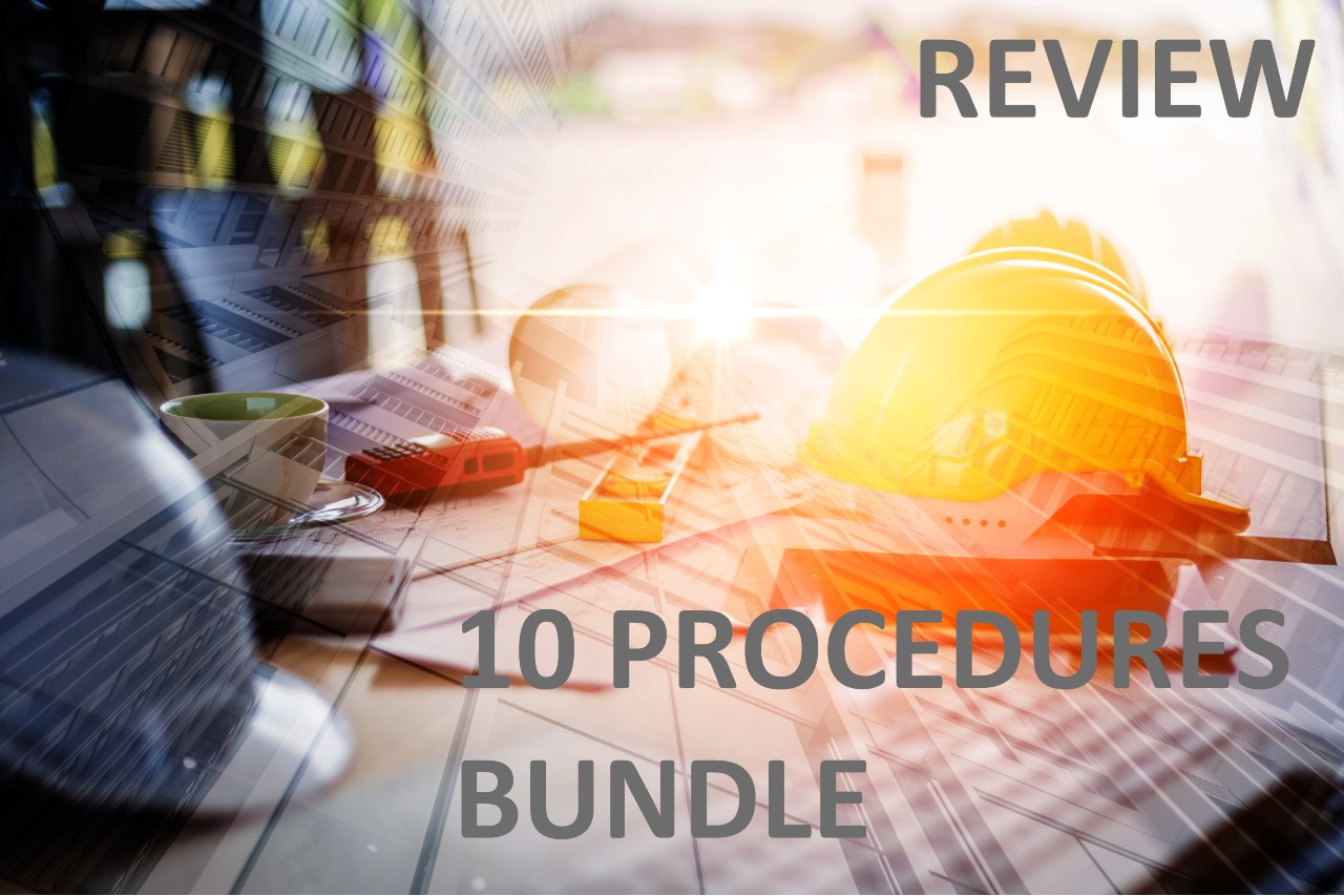 Safe Operating Procedure (SOP) - Review - 10 Procedures Bundle