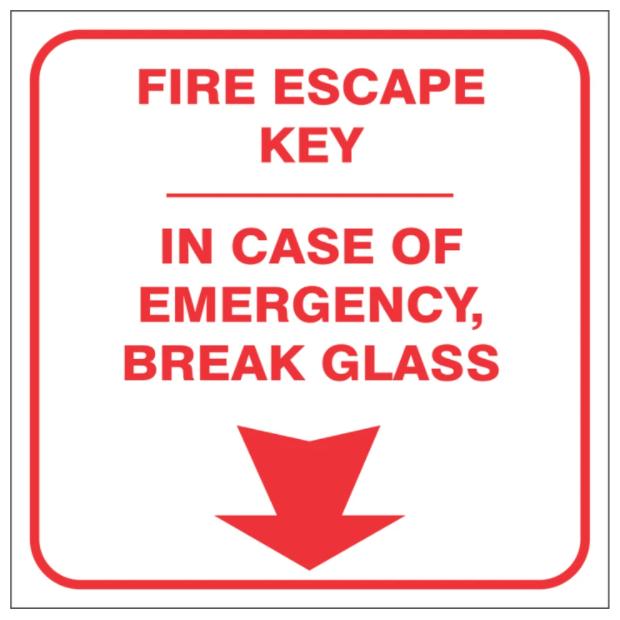 Fire Escape Key Location - F11 - ABS - 190