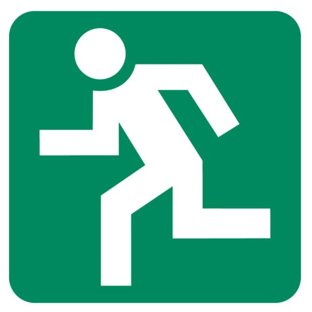 Running Man Left - GA3 - ABS - 190