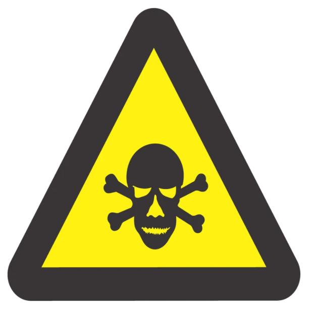 Poison Substances Warning - WW5 - ABS - 290