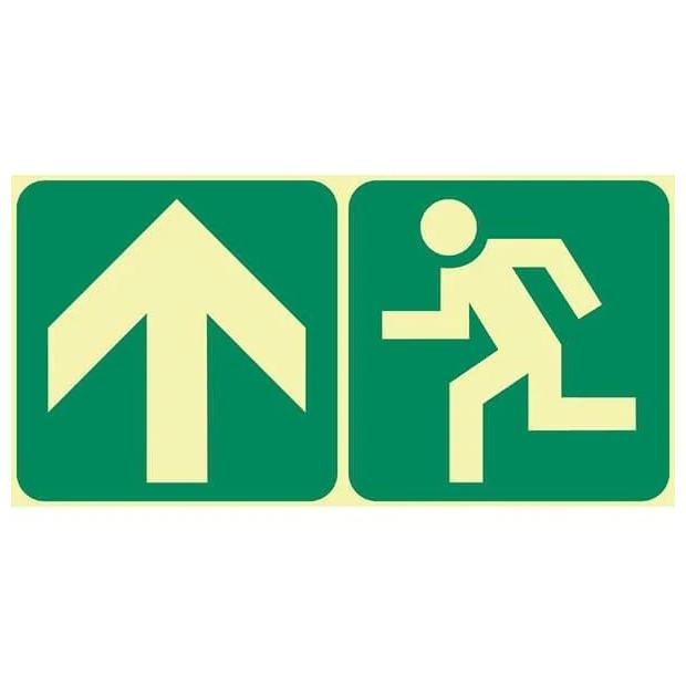 Running Man Left & Up Arrow - GP19 - PHT - 380